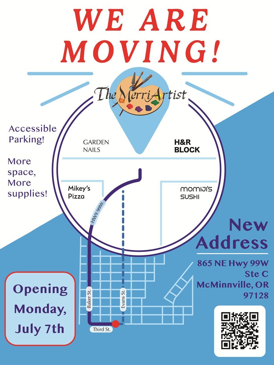 The Merri Artist is moving!