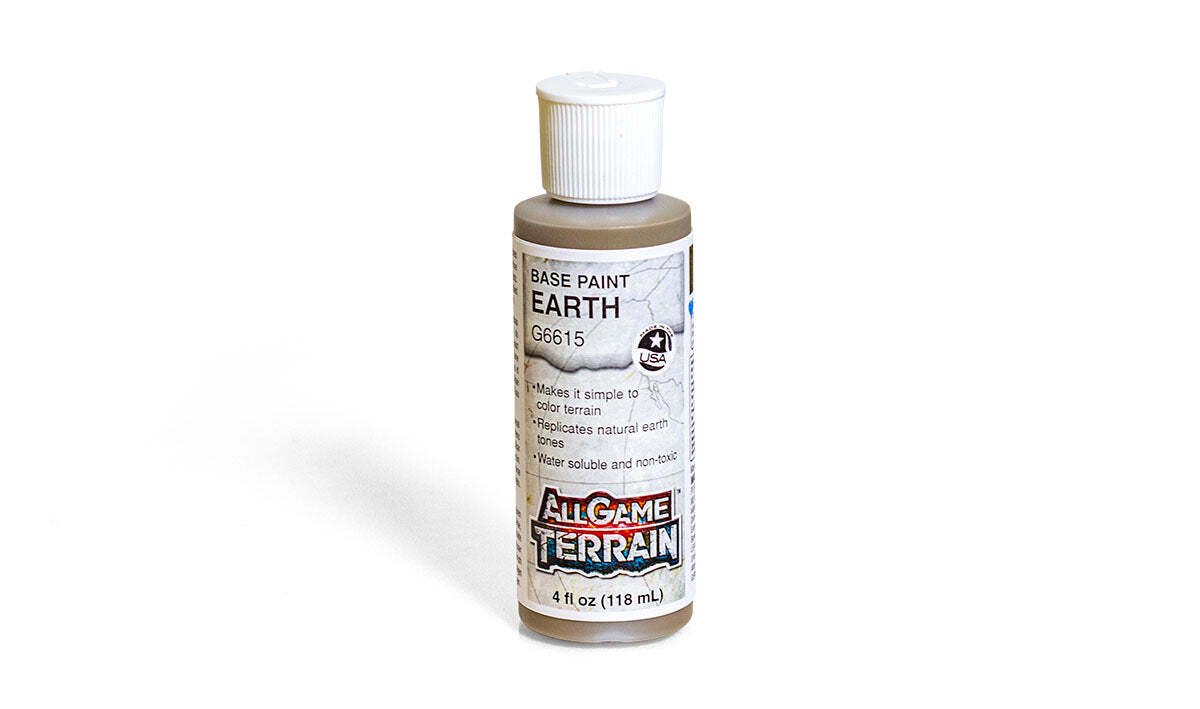 All Game Terrain - Base Paints 4 fl oz (118 ml) - Earth