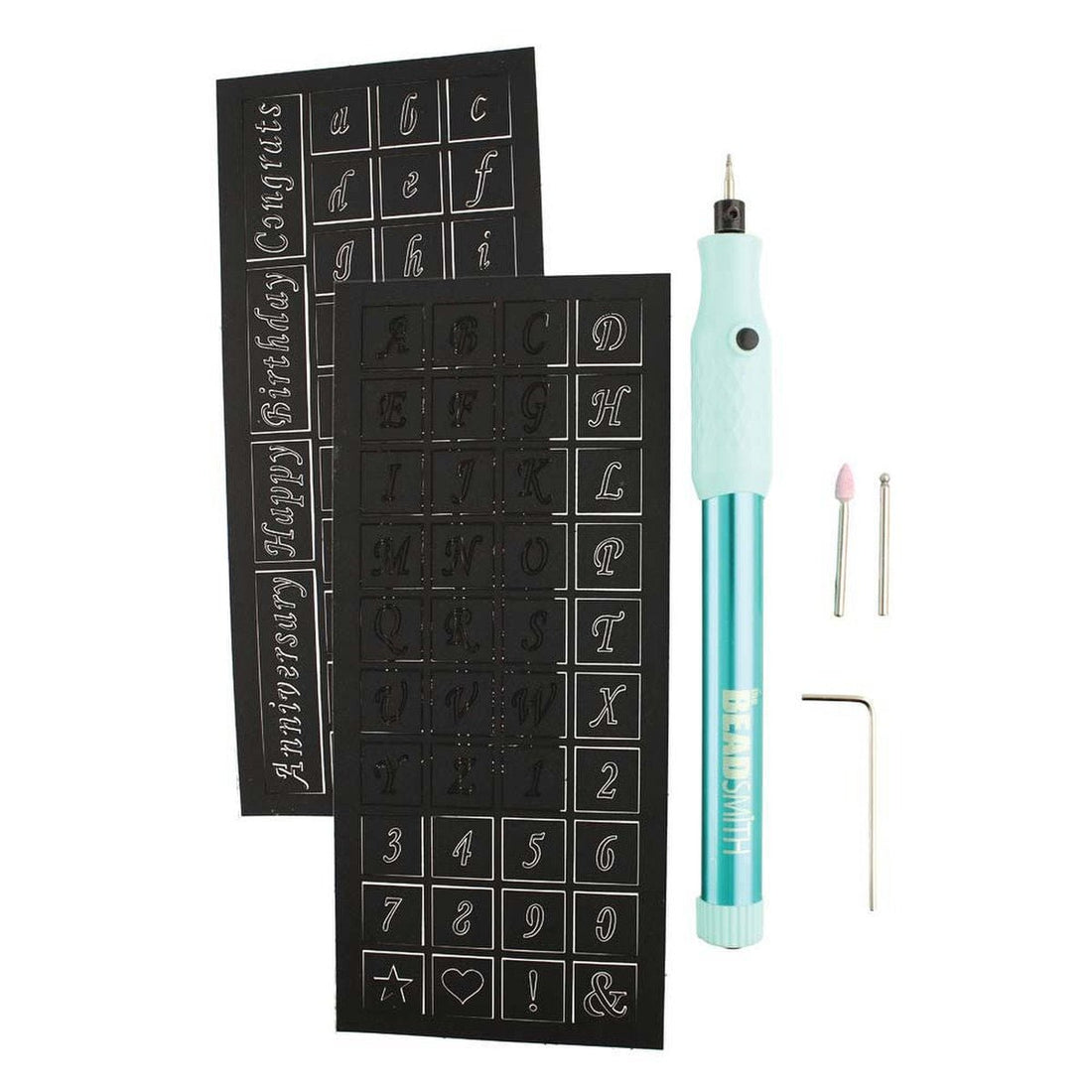 Beadsmith Micro Engraver with Letter Stencils - The Merri Artist ...