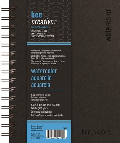 Bee Paper 5.5x8 inch 140 lb. (300 gsm) Watercolor Bee Creative Art ...