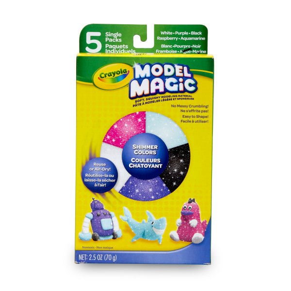Crayola Model Magic - 5-Color Shimmer Variety Pack - The Merri Artist ...