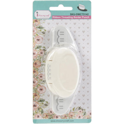 Dress My Craft Paper Punch - Ribbon Threading Border - The Merri Artist ...