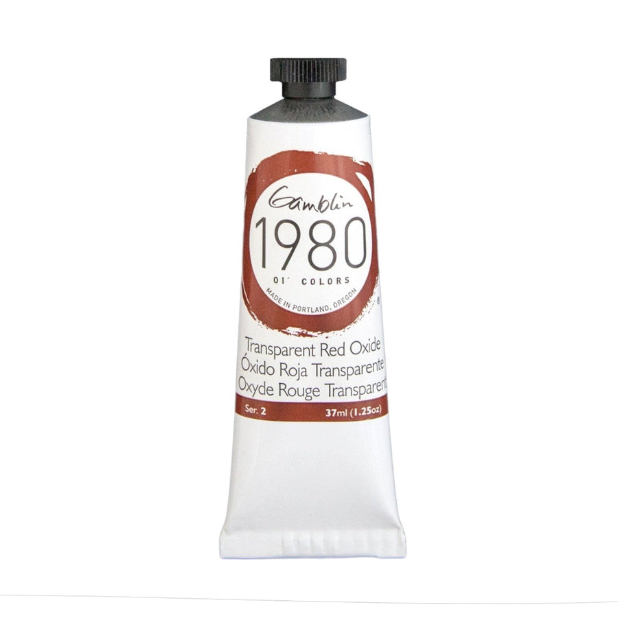 Gamblin 1980 Oil Color - 37ml - Transparent Red Oxide - The Merri ...