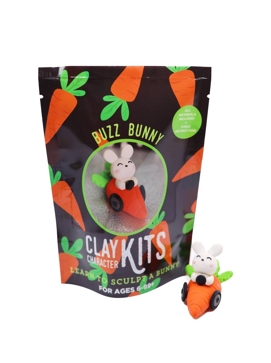 The Make Station DIY Clay Kits - Buzz the Bunny DIY Polymer Clay Kit ...