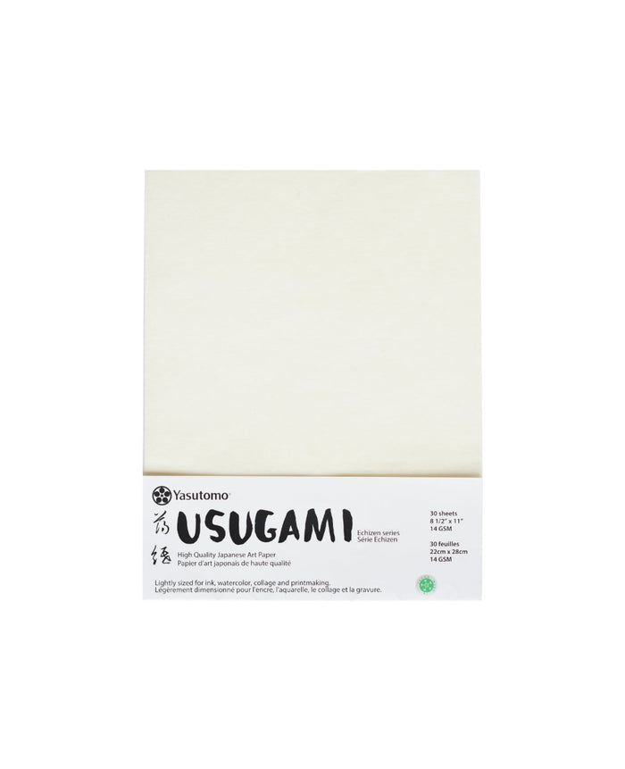 Yasutomo Usugami Paper 8 1/2″ x 11″ – 30 Sheets - The Merri Artist ...