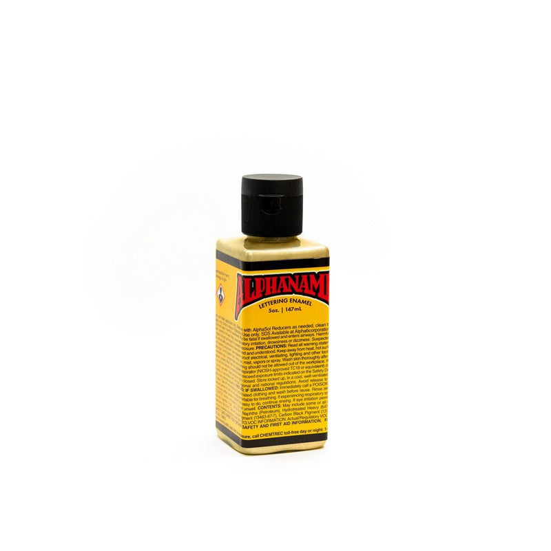 Alpha6 Alphanamel Lettering Enamel - 5 fl oz (147 ml) - Metallic Gold ...