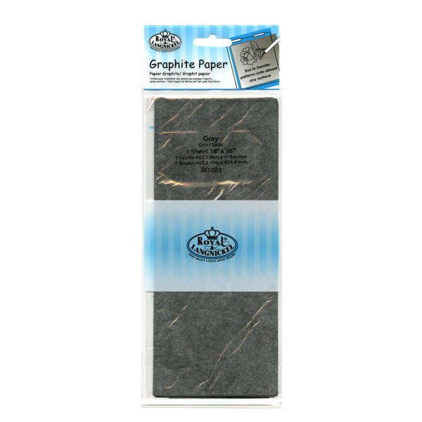 Royal Langnickel Graphite Paper - Grey - 18x36 inch - 1 Sheet ...